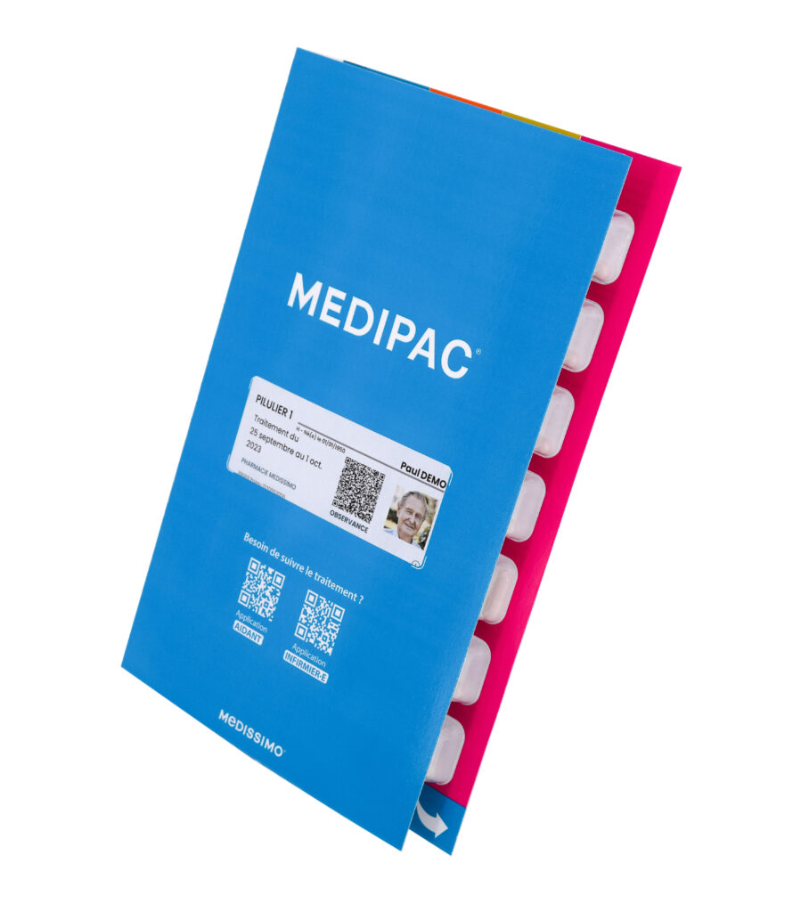 Coffret Medipac. 12 piluliers, 3 mois de traitement. - Medissimo