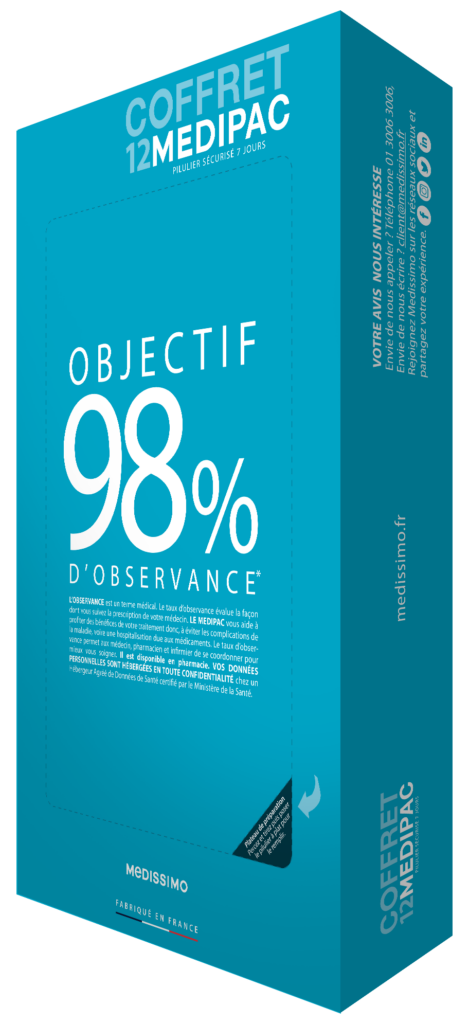 Acheter vos piluliers hebdomadaires Medipac