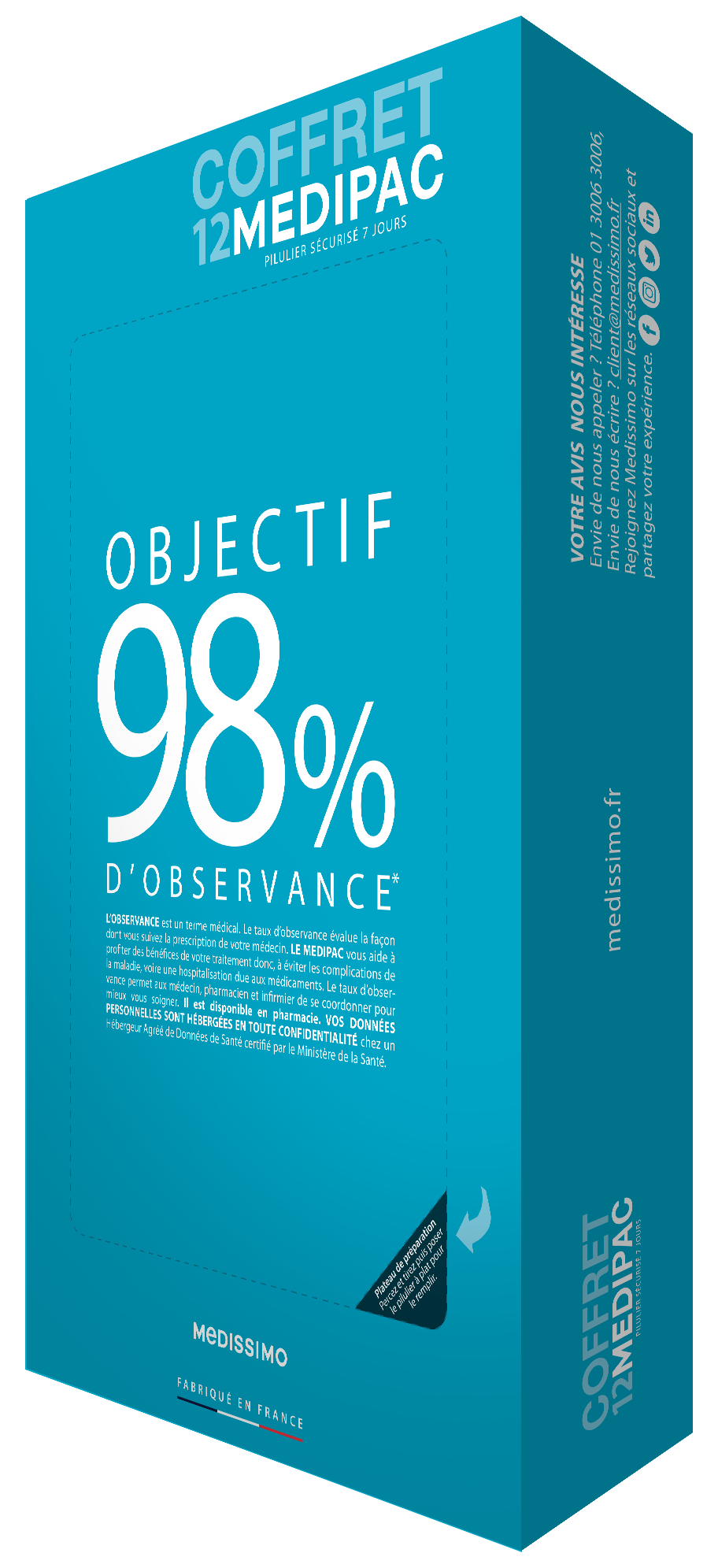 Acheter vos piluliers hebdomadaires Medipac